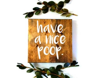 Poop sign | Etsy