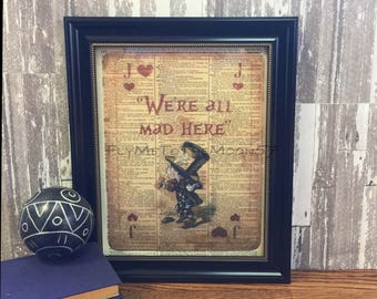 Mad hatter card | Etsy