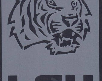 Tiger stencil | Etsy