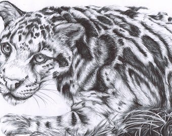 Leopard print pen | Etsy