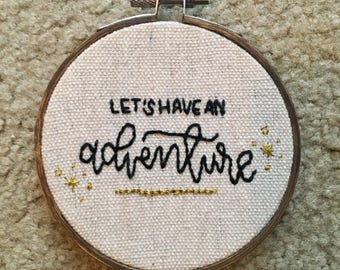 Adventure embroidery | Etsy