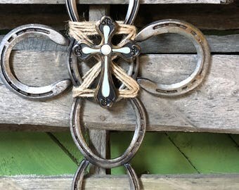 Horseshoe cross | Etsy