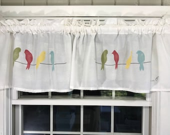 Bird curtains | Etsy