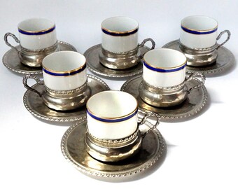 Pewter coffee set | Etsy