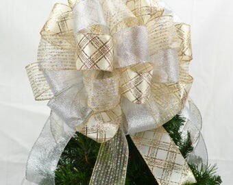 Gold tree topper | Etsy