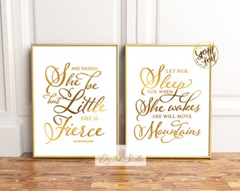 Gold foil print | Etsy