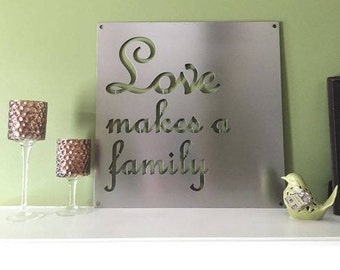 Laser cut metal sign | Etsy