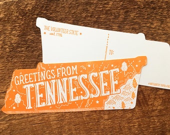 Tennessee postcard | Etsy