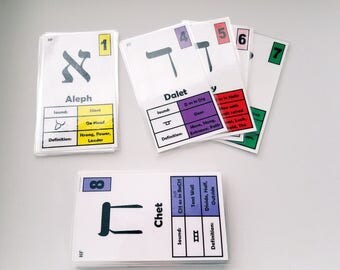 Hebrew alphabet | Etsy