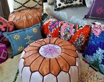 Marokkaanse poef | Etsy