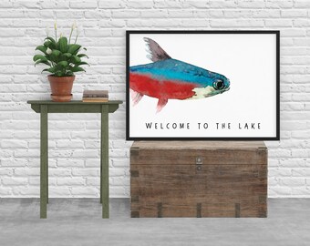 Fish wall art | Etsy