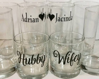 Glassware set | Etsy