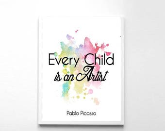 Every child is an artist | Etsy