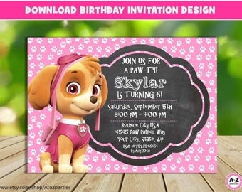 Skye invitation | Etsy