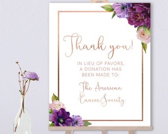 Purple thank you | Etsy