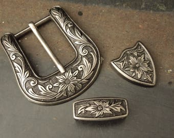 Silver belt tips | Etsy