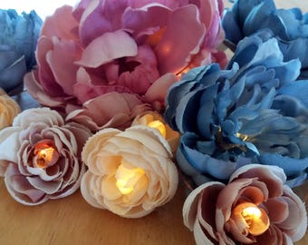 Flower string lights | Etsy