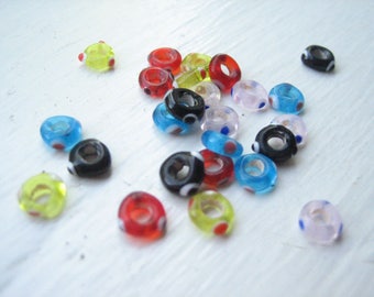 Glass eye beads | Etsy