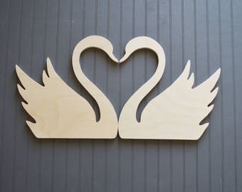 Swan cut out | Etsy