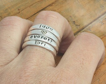 Personalized Stackable Rings