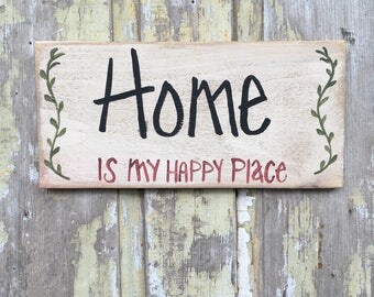My happy place sign | Etsy