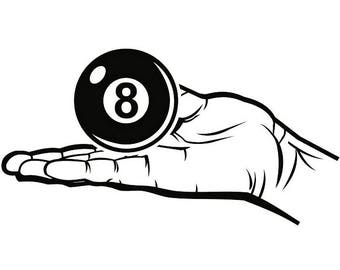 8 ball svg | Etsy