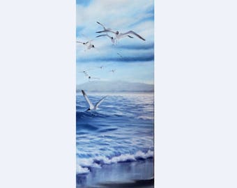 Narrow wall art | Etsy