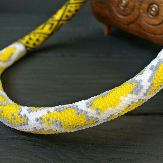 Beaded Ropes crochet bead patterns beaded by ChristaBeads on Etsy