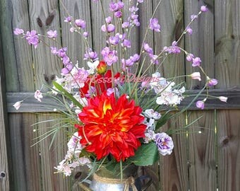 Tin vase | Etsy