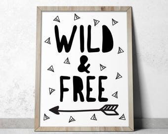 Wild and free | Etsy