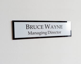 Door name plate | Etsy