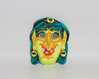 Vintage witch mask | Etsy