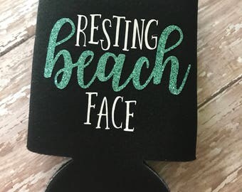 Beach koozie | Etsy