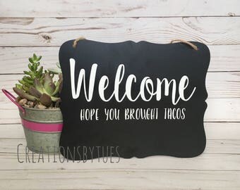 Funny welcome sign | Etsy