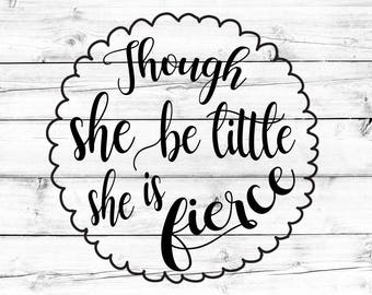 She is fierce svg | Etsy