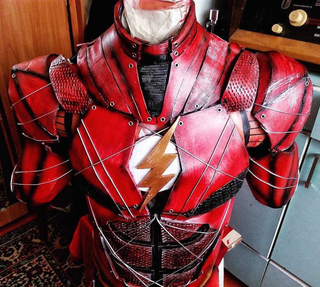 Flash Costume Justice League 2017 Cosplay Eva Foam Dc Comics