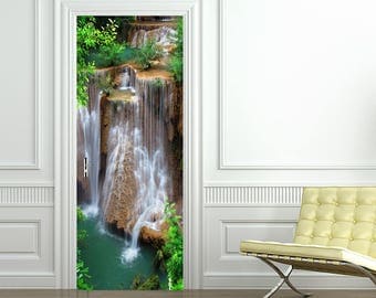 Waterfall wall decal | Etsy