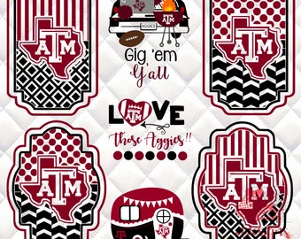 Texas aggies svg | Etsy