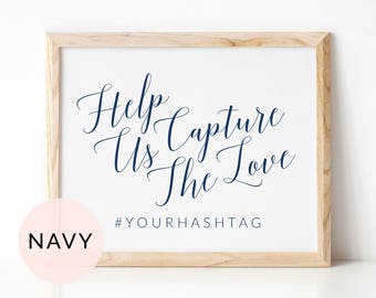Personalized 'Help Us Capture the Day use the hashtag'