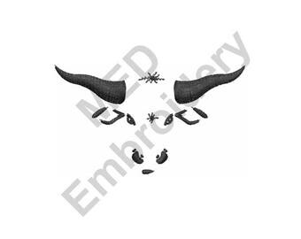 Longhorn embroidery | Etsy