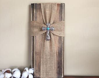 Wooden wall cross | Etsy