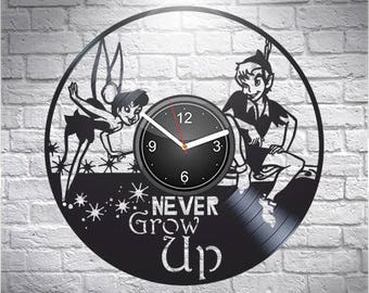 Peter pan wall clock | Etsy