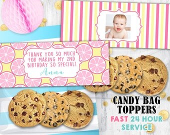 Candy bag toppers | Etsy