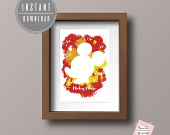 Mickey mouse digital | Etsy