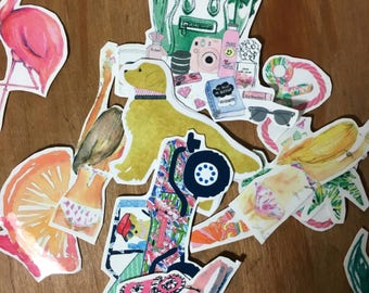 Preppy stickers | Etsy