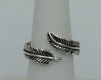 Feather ring | Etsy