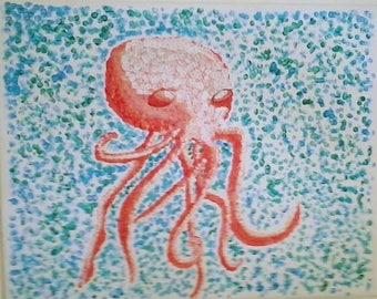 Pointillism painting | Etsy