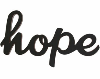 Hope wood sign hope wall decor hope home decor wall art