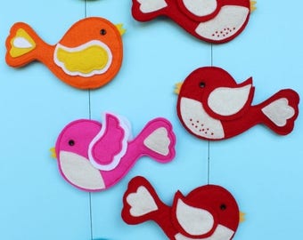 Felt bird pattern | Etsy