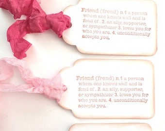 Friend gift tags | Etsy